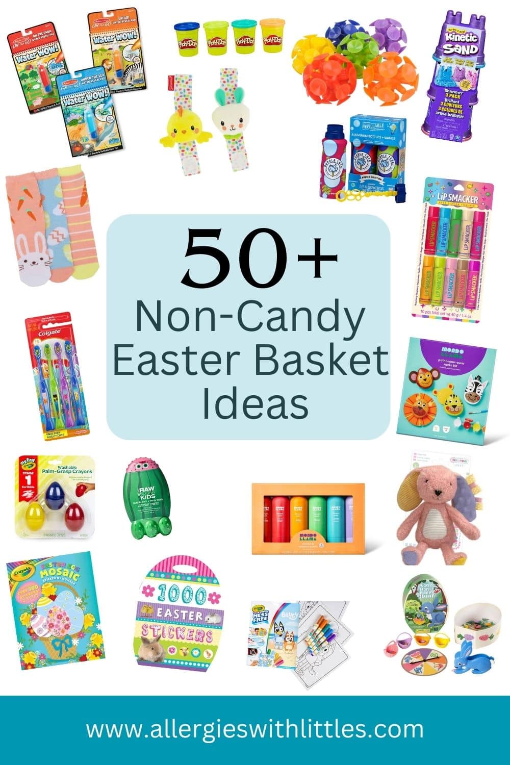 50+ Non-Candy Ideas for Easter Baskets for Busy Moms - Allergies with ...